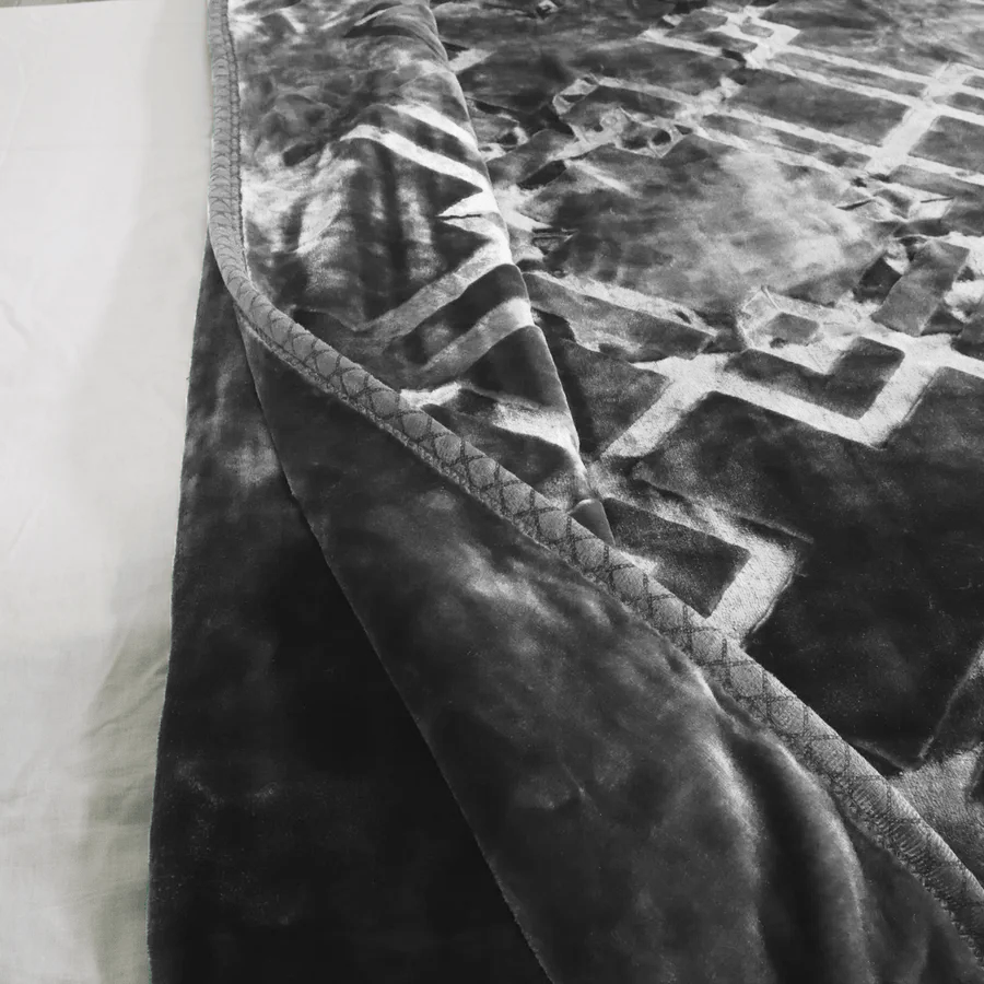 Buy Super Sonic Cloudy Single Blanket Gray| PlushMink Online Store ...