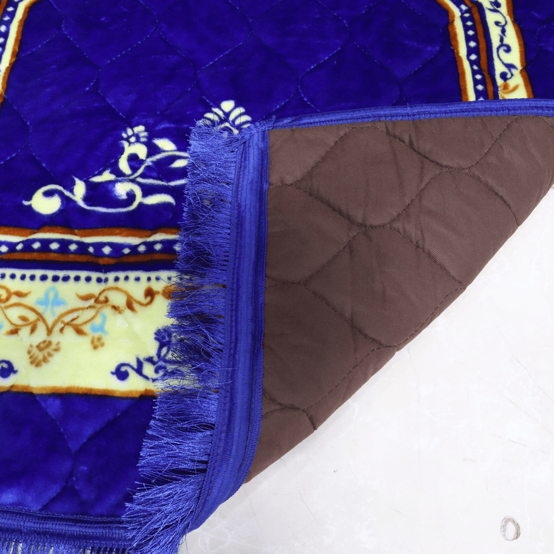 Buy Mughal Janamaz Printed Prayer Mat- Indigo| PlushMink Online Store ...