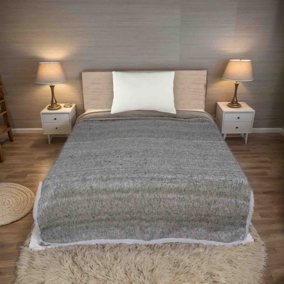 Supply Stock Synthetic Single Bed Blanket-Grey – Plushmink
