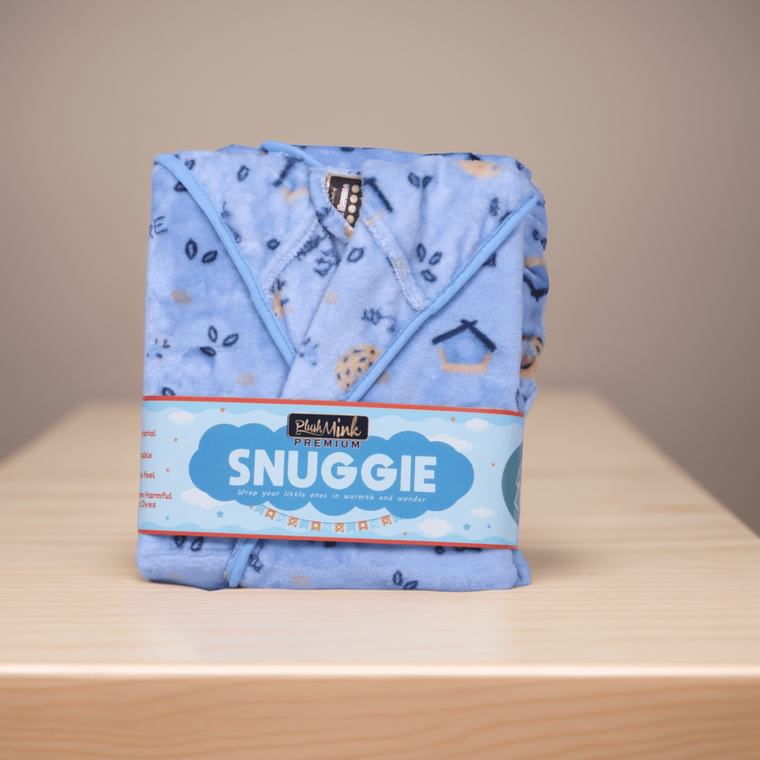 Buy Snuggies Lounge Gown- Light Blue| PlushMink Online Store